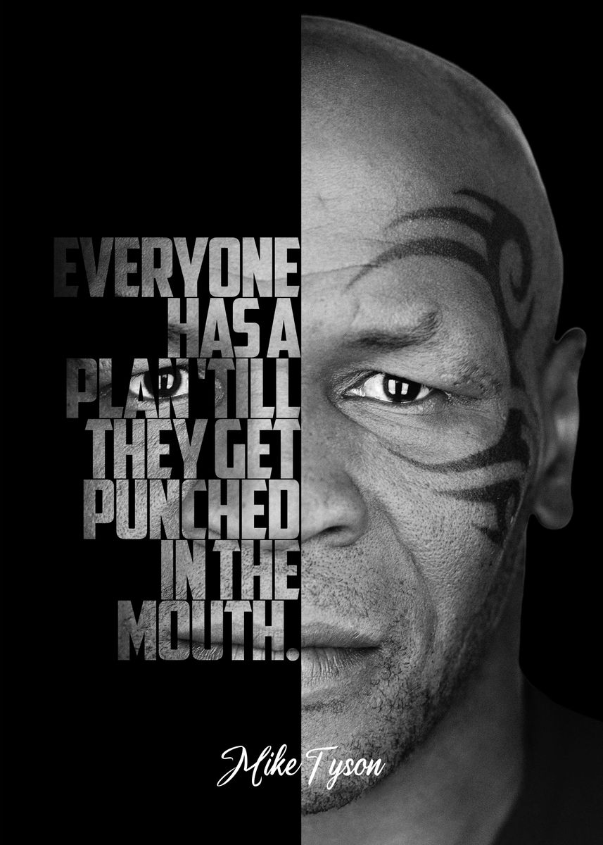 'Mike Tyson ' Poster, picture, metal print, paint by Burhandowski ...