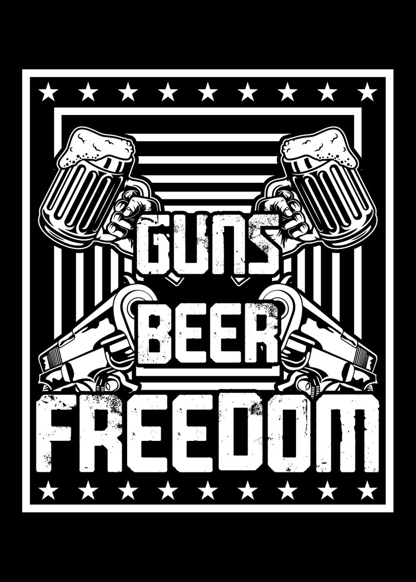 'Freedom' Poster, picture, metal print, paint by crbn design | Displate