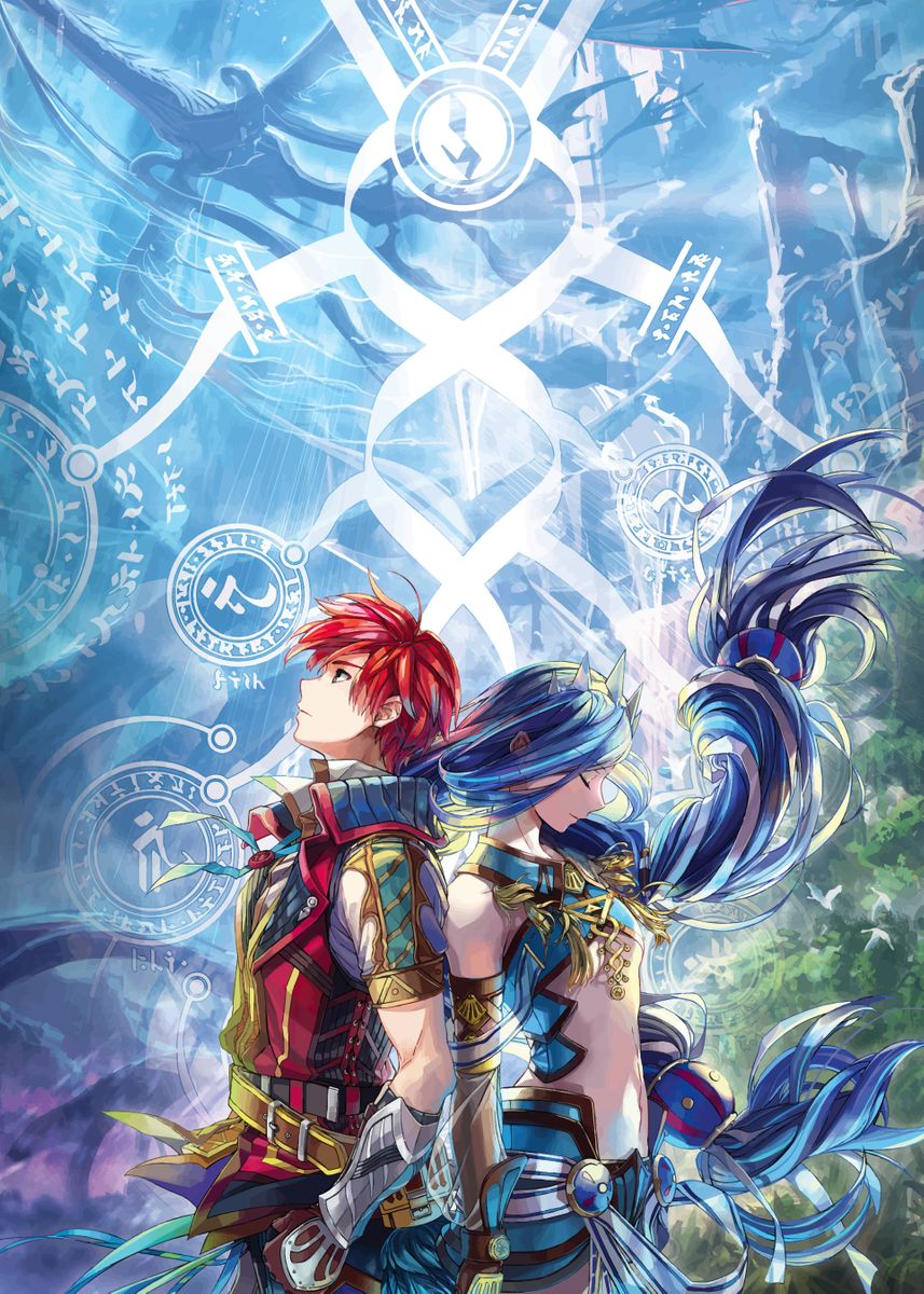 'Ys' Poster, picture, metal print, paint by Emi Maki | Displate