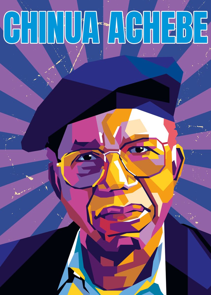'Chinua Achebe Pop Art' Poster, picture, metal print, paint by Awesome ...