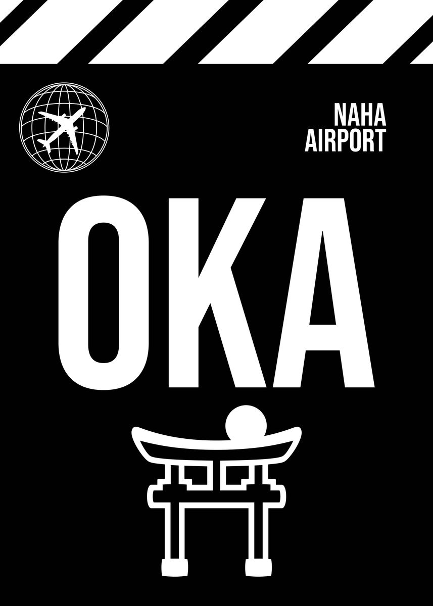 'OKA JAPAN' Poster, picture, metal print, paint by Atomic Chinook | Displate