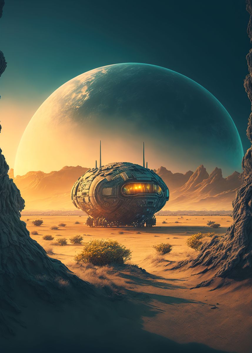 'Beautiful Unknown World' Poster, picture, metal print, paint by Nimbus ...