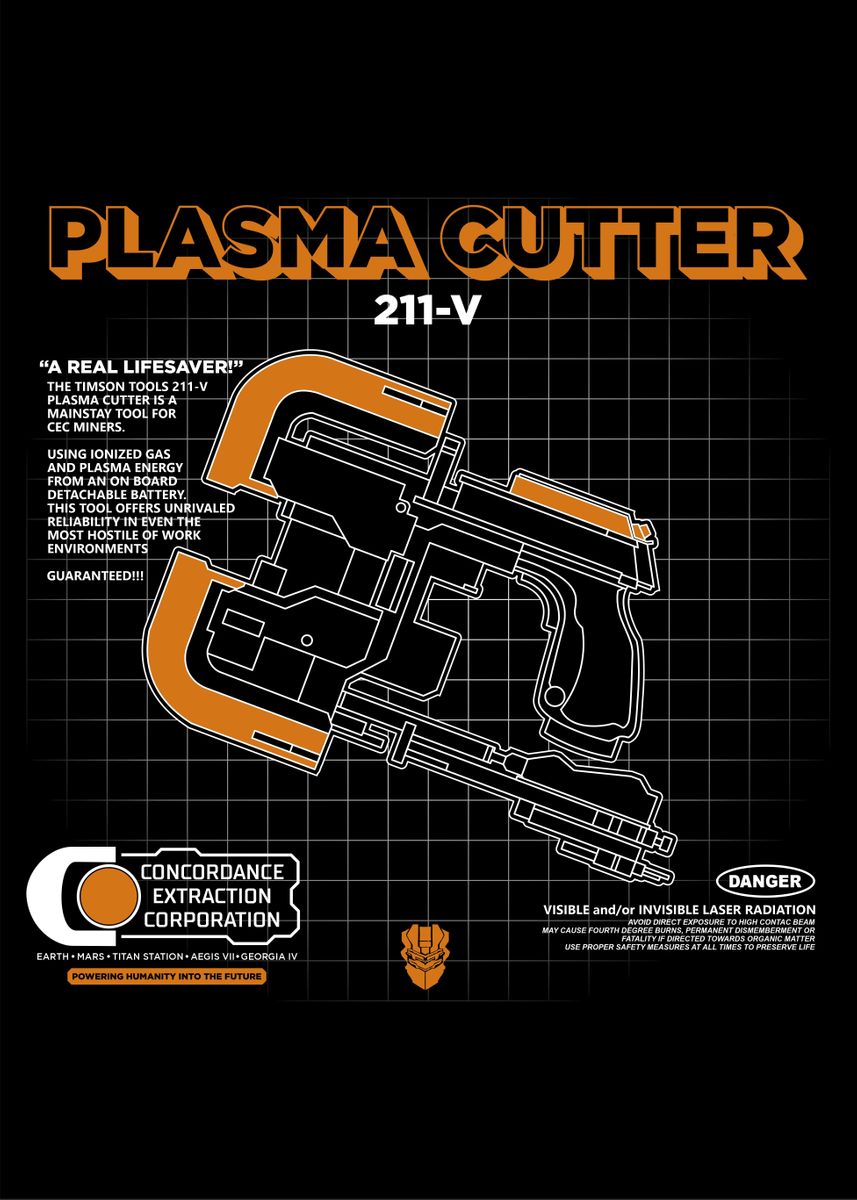 'Plasma Cutter' Poster, picture, metal print, paint by Gilang Pahlevi ...
