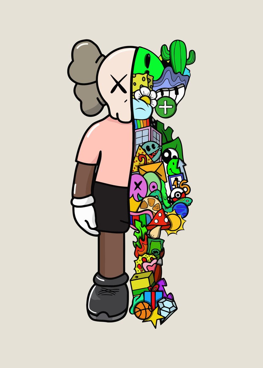 'Hypebeast Kaw' Poster, picture, metal print, paint by Wall Art | Displate