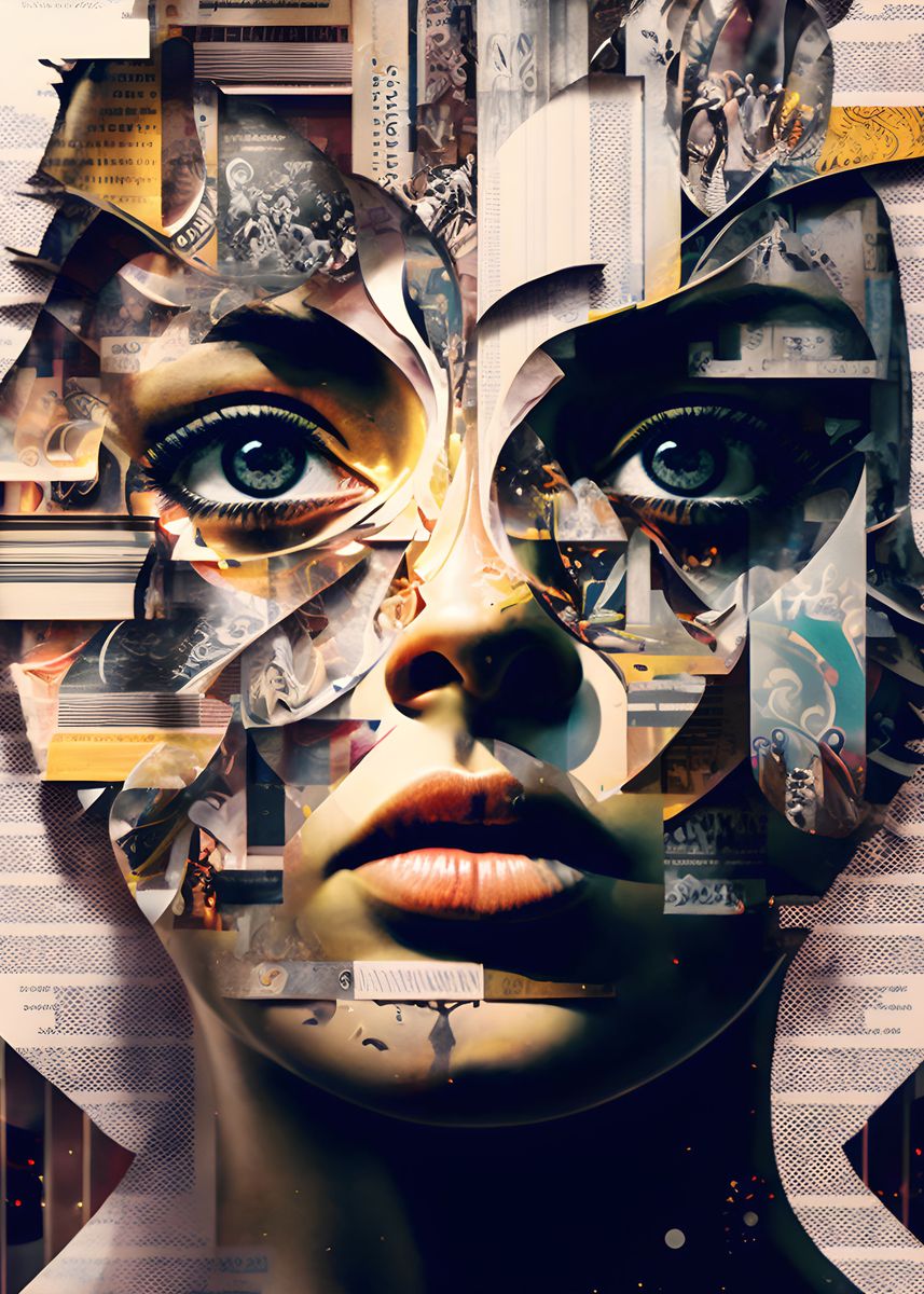 'Cultural Portrait USA' Poster by Jai Kingsdale | Displate