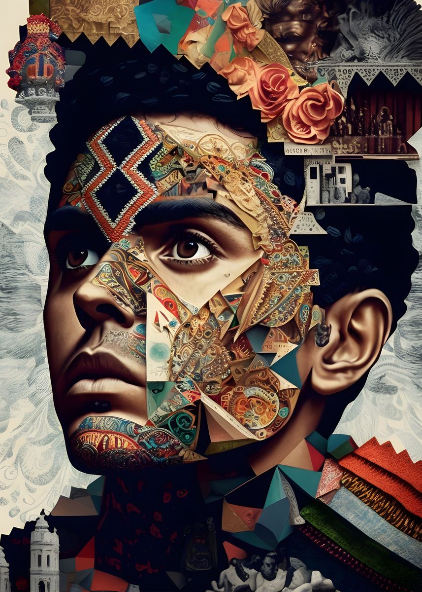 'Cultural Portrait Mexico' Poster by Jai Kingsdale | Displate