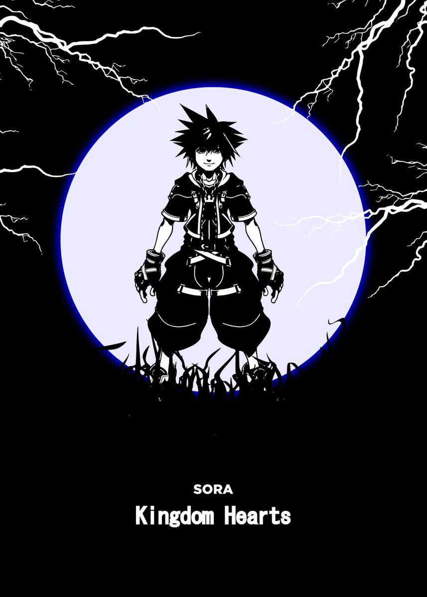 'Sora' Poster, picture, metal print, paint by Aesthetic Posters | Displate