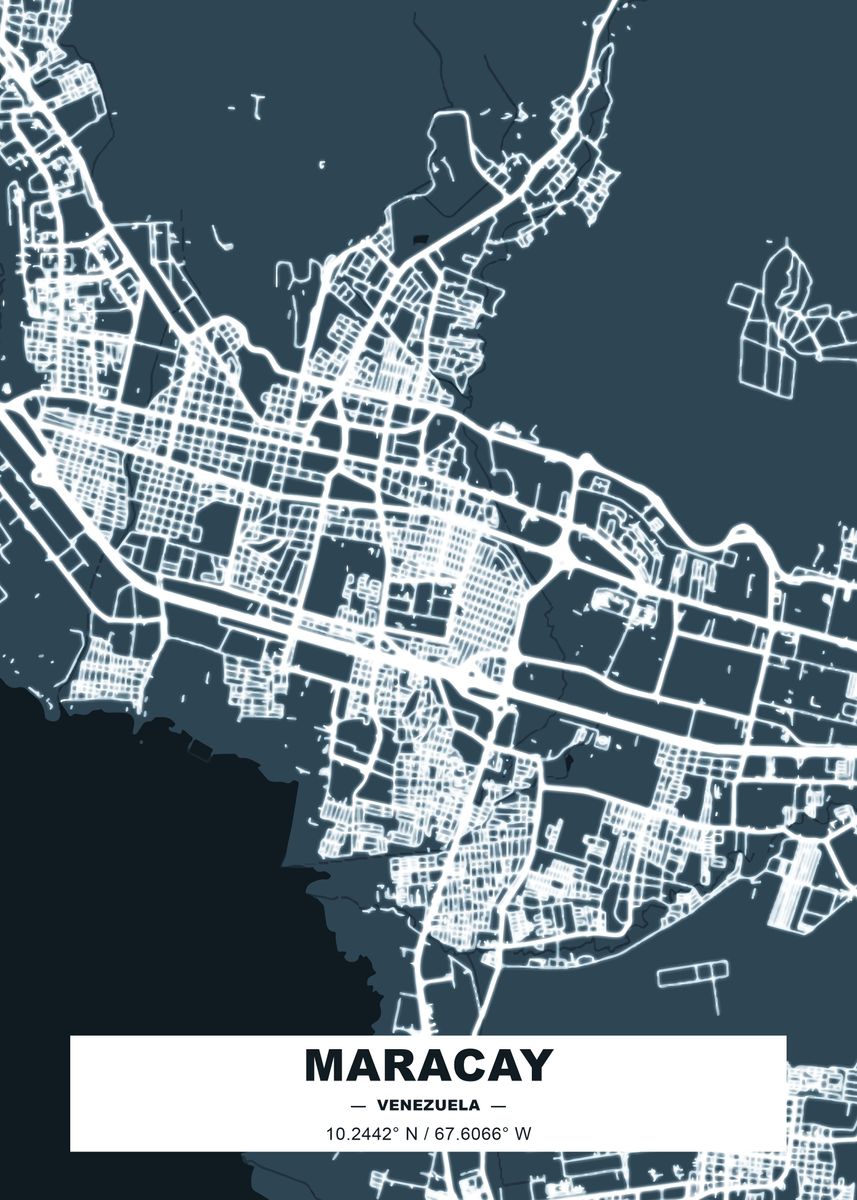 'Maracay' Poster, picture, metal print, paint by Bo Kev | Displate