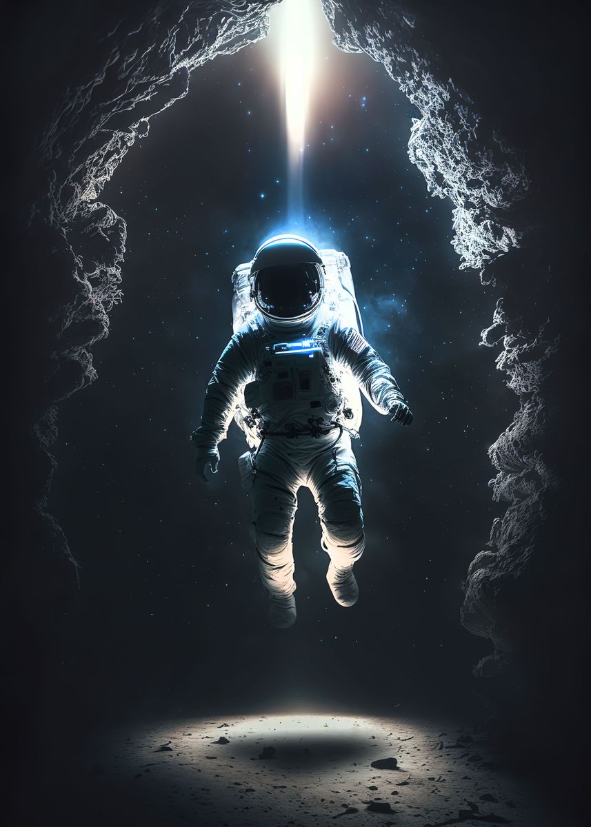 'Space explorer' Poster, picture, metal print, paint by Arturo Vivo ...