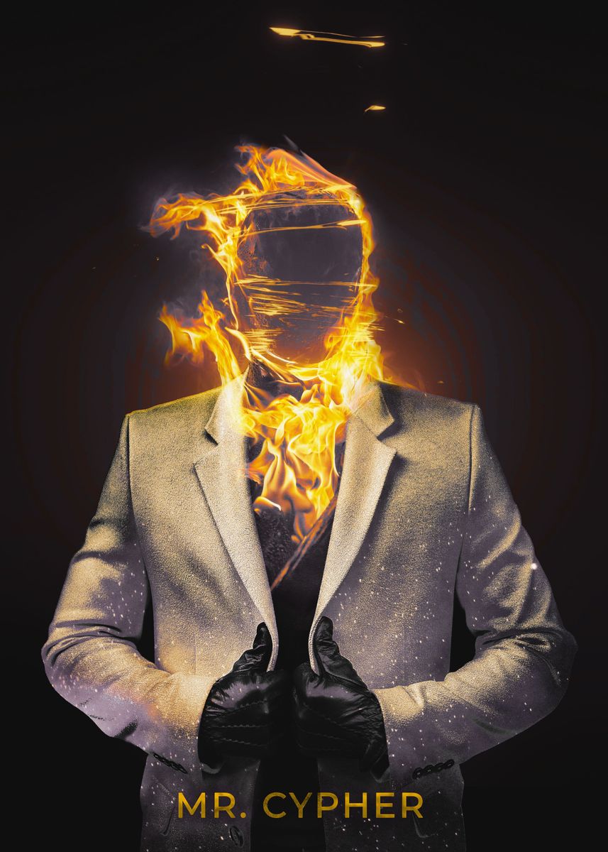 'Mr Cypher' Poster, picture, metal print, paint by cypher the third ...