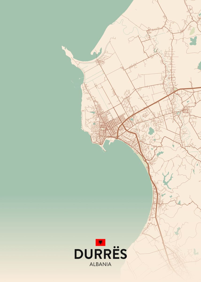 'Durres AL' Poster by IMR Designs | Displate