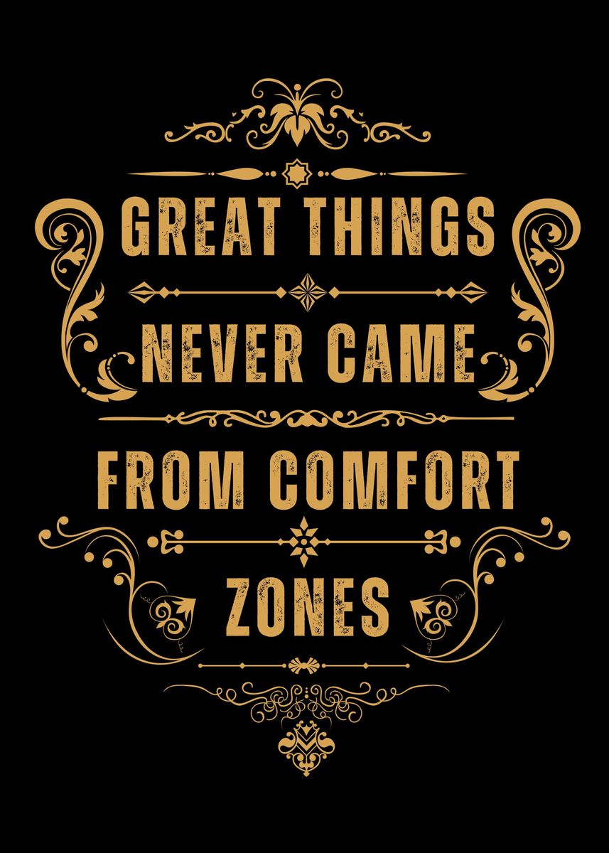 'Motivational Quote' Poster, picture, metal print, paint by Nae | Displate