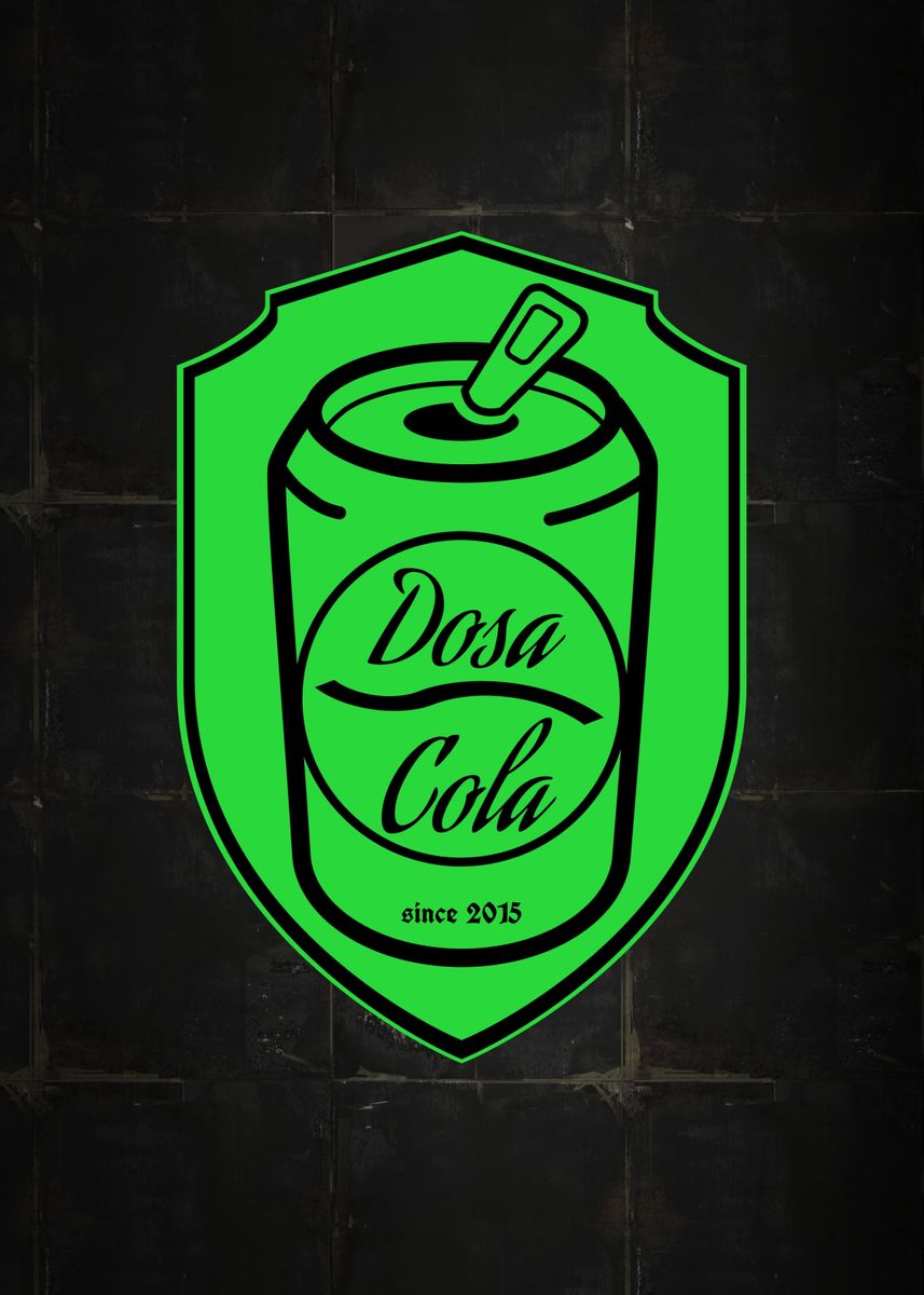 'DosaCola Logo 3' Poster, picture, metal print, paint by Z3n0n | Displate