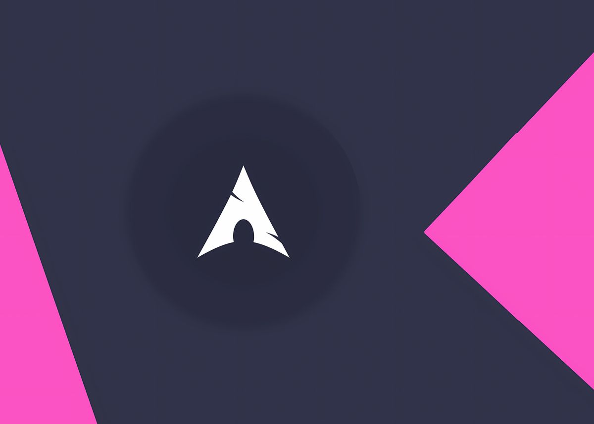 'Arch Linux Wallpaper Logo' Poster by Lunaxys Artwork | Displate