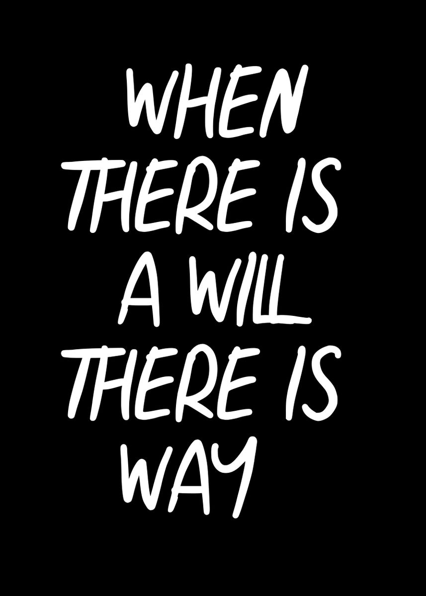 'THE WAY' Poster, picture, metal print, paint by KLIP CREATIVE | Displate