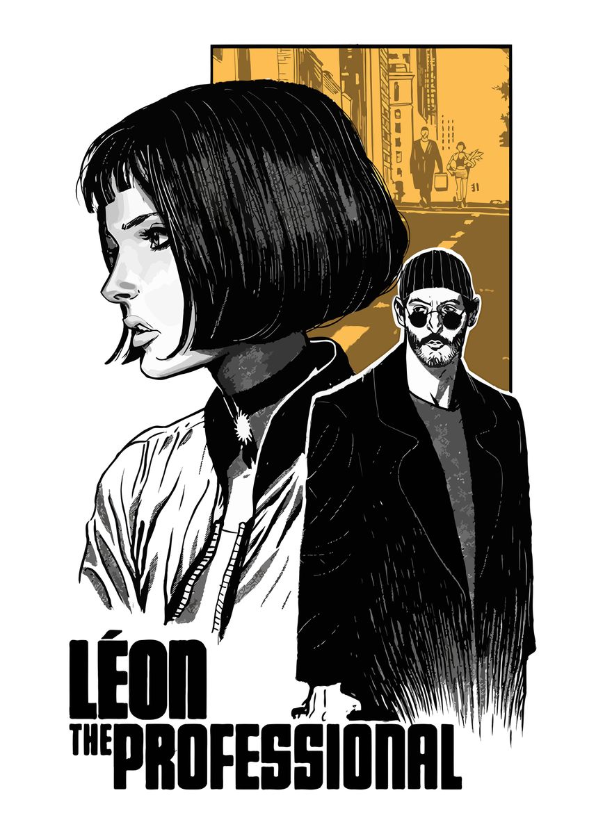 'Leon The Professional' Poster, picture, metal print, paint by Movie ...