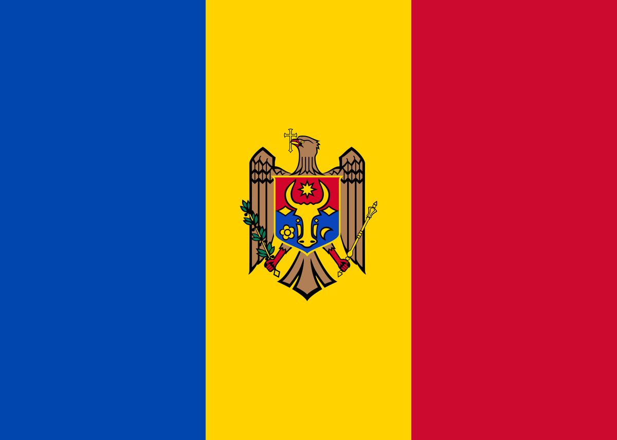 'Flag of Moldova' Poster by Bruce Stanfield | Displate