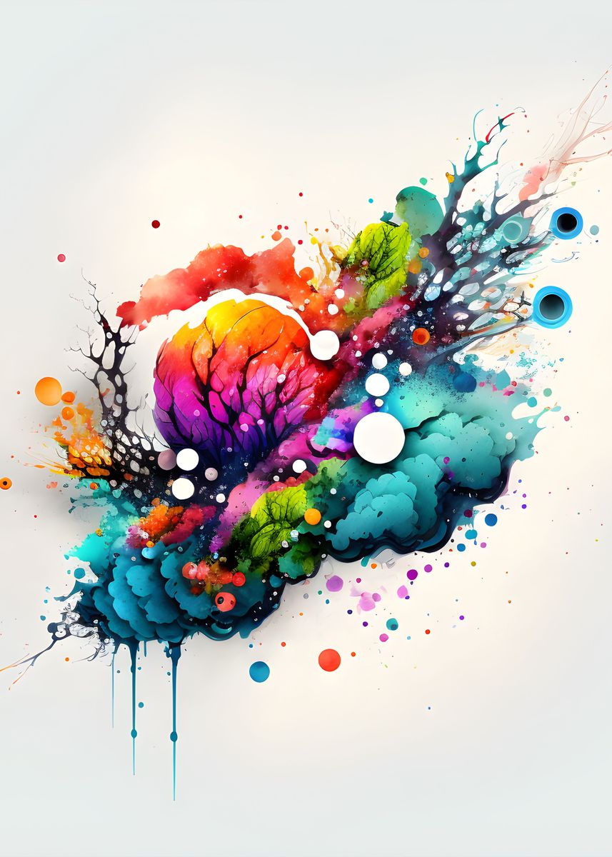 'Abstract Painting' Poster, picture, metal print, paint by Jai ...