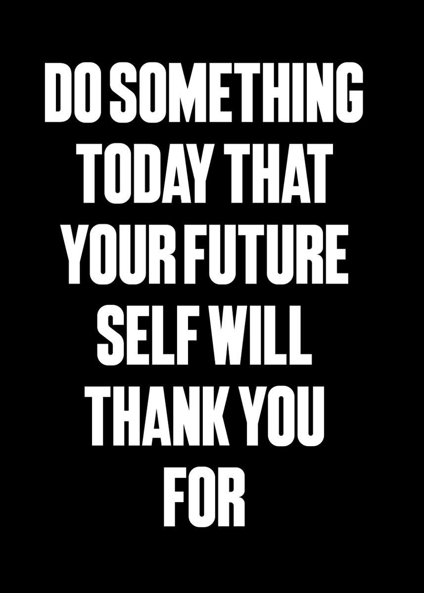 'YOUR FUTURE' Poster, picture, metal print, paint by KLIP CREATIVE ...