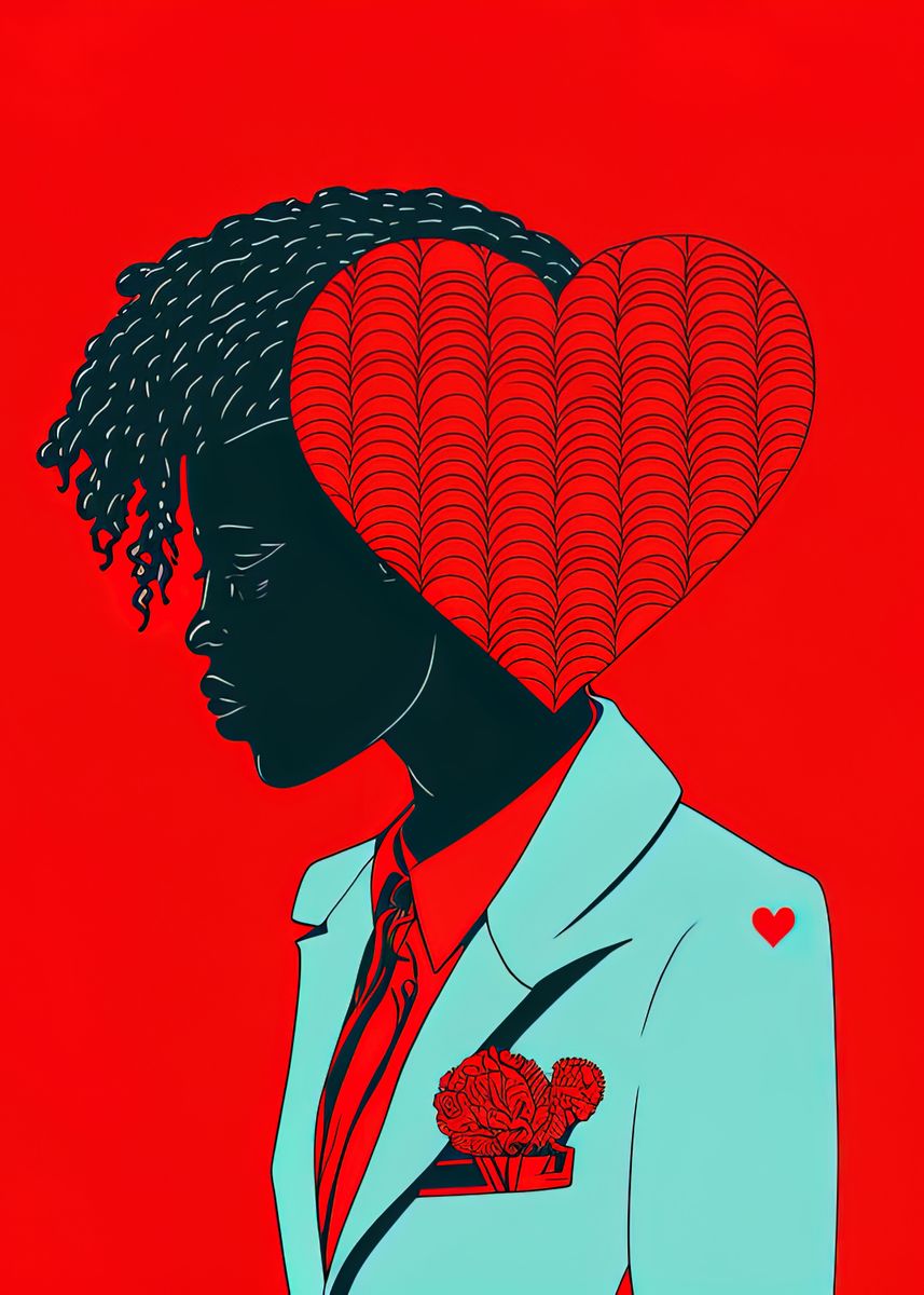 'Lover Boy' Poster, picture, metal print, paint by Morphic Prints ...