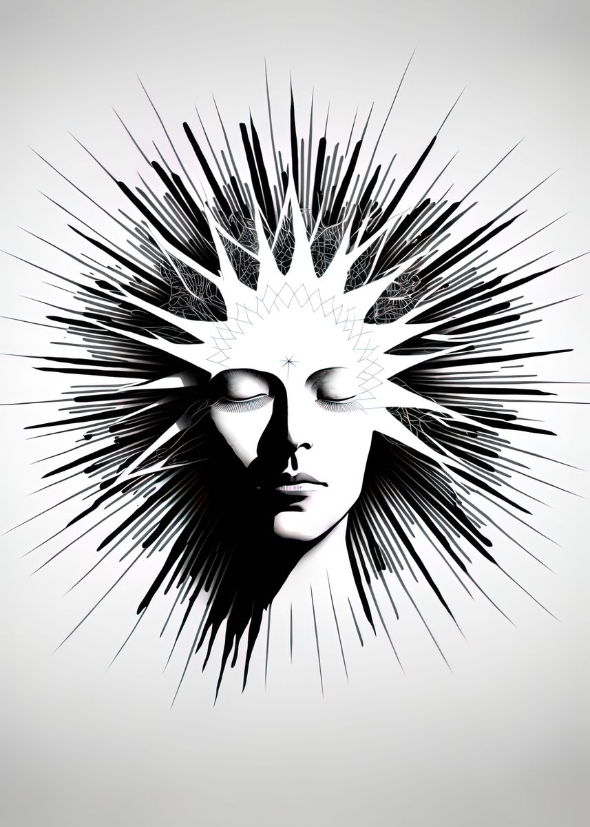 'Radiance' Poster, picture, metal print, paint by Morphic Prints | Displate