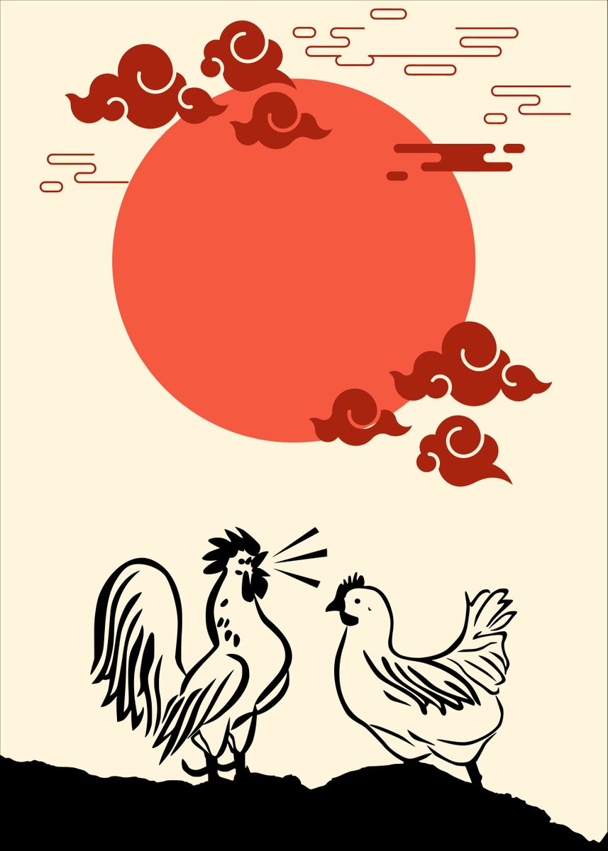 'Hen Poultry' Poster, picture, metal print, paint by Trending ...