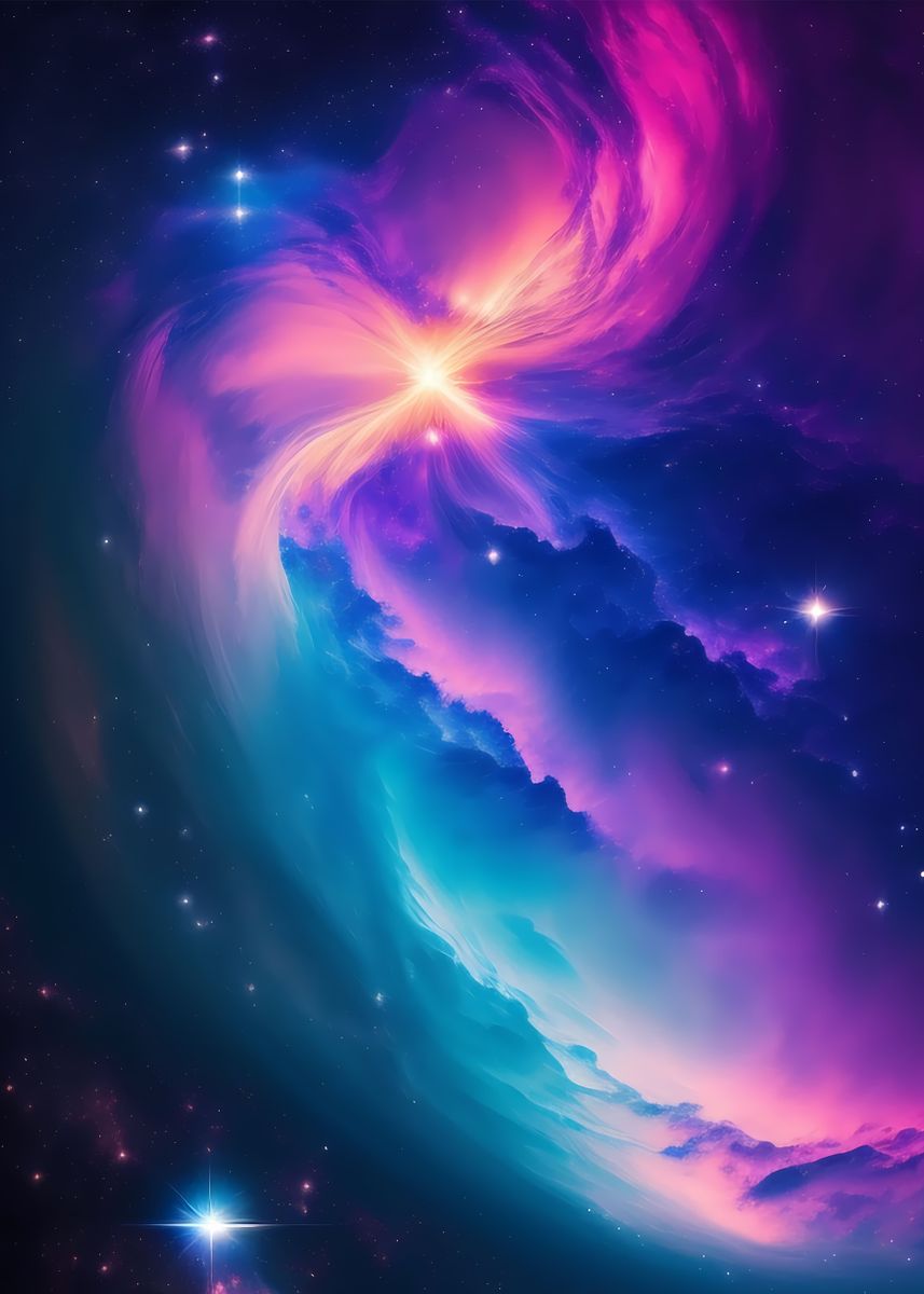 'Celestial Wilderness' Poster, picture, metal print, paint by Alex ...