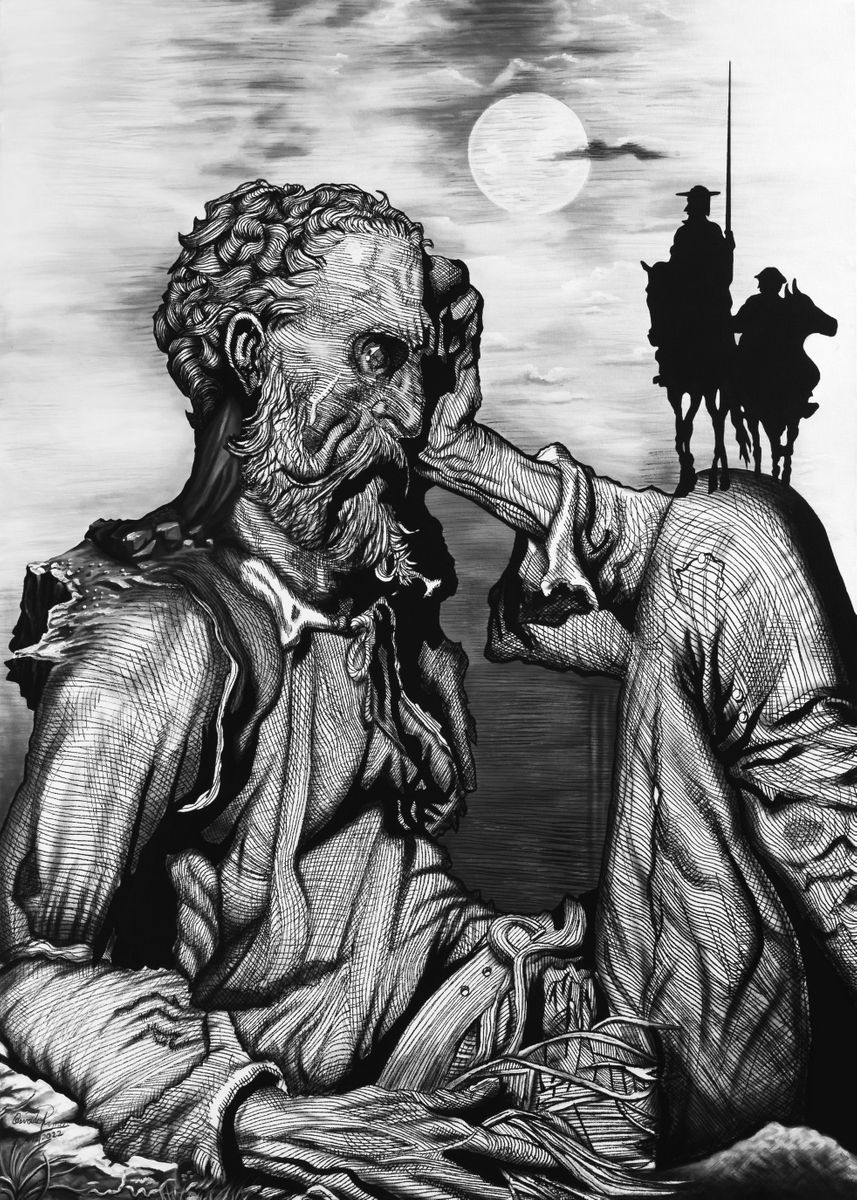 'DON QUIJOTE DE LA MANCHA' Poster, picture, metal print, paint by ...