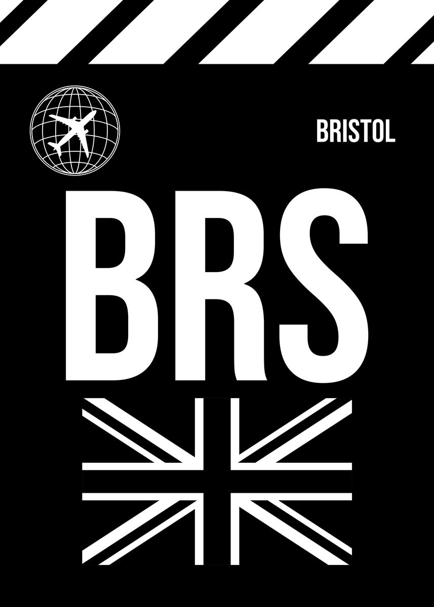 'BRS BRISTOL' Poster, picture, metal print, paint by Atomic Chinook ...