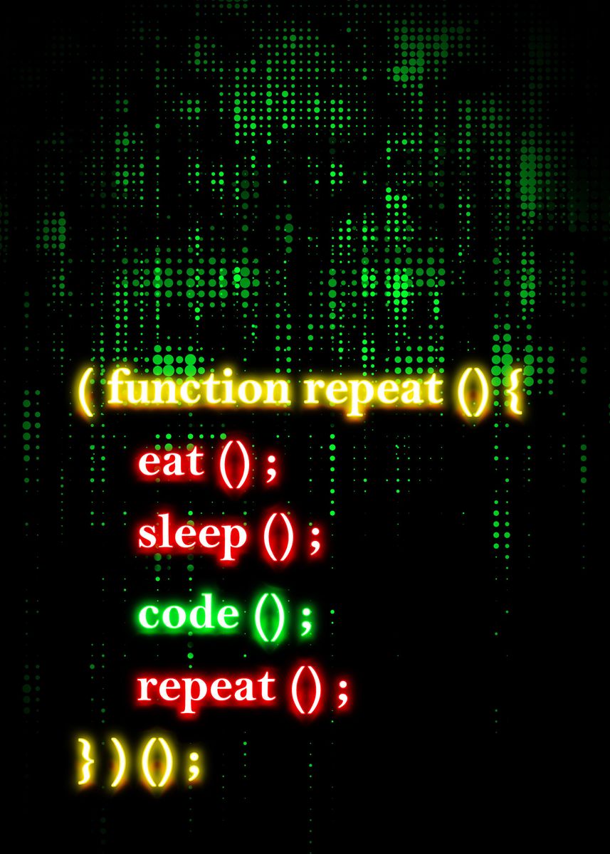 'Programmer Coding Quote' Poster, picture, metal print, paint by ...