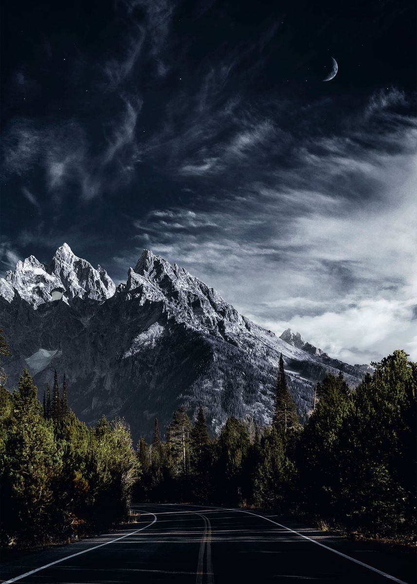 'Beautiful view' Poster, picture, metal print, paint by Finnick | Displate