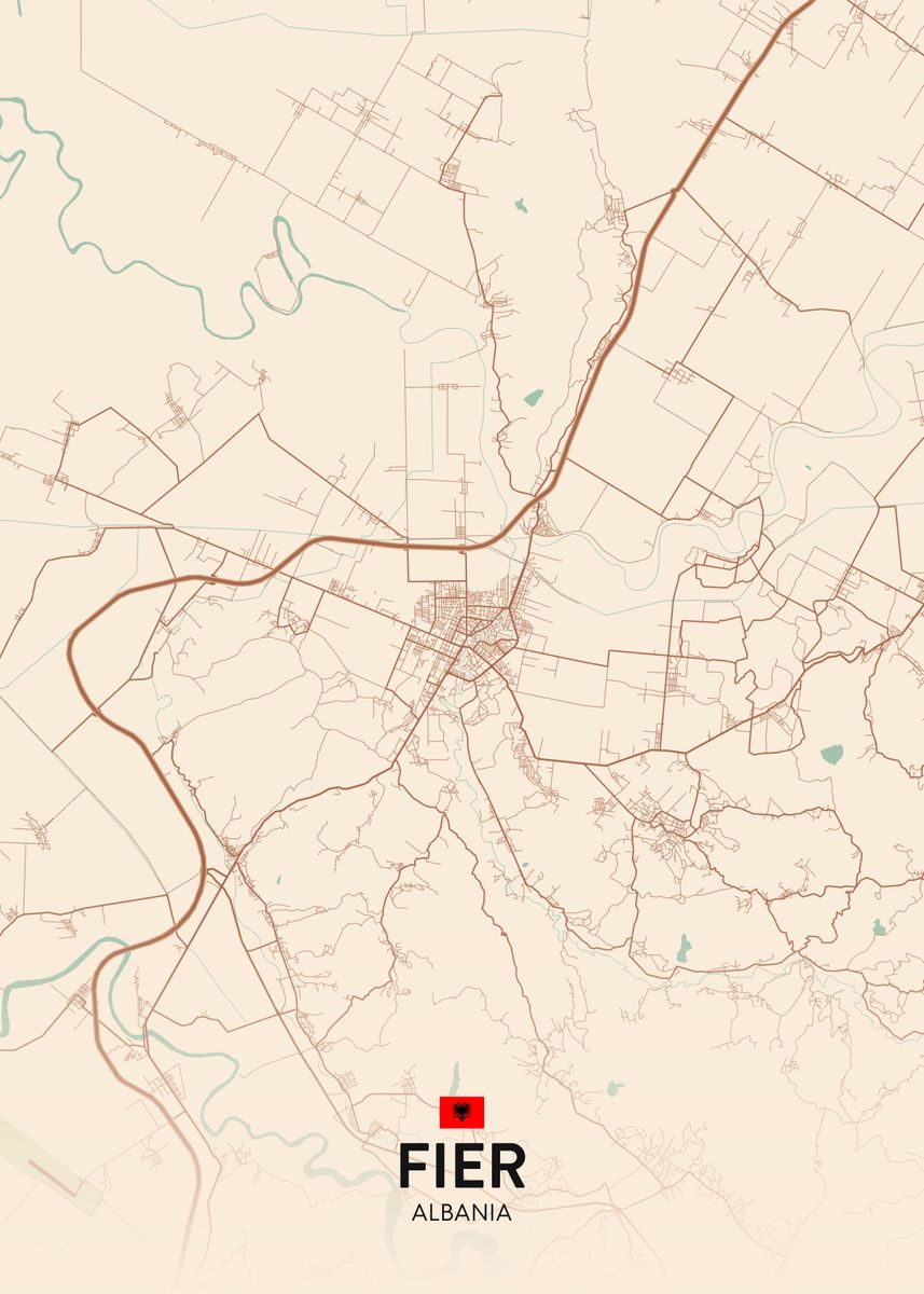 'Fier AL' Poster by IMR Designs | Displate