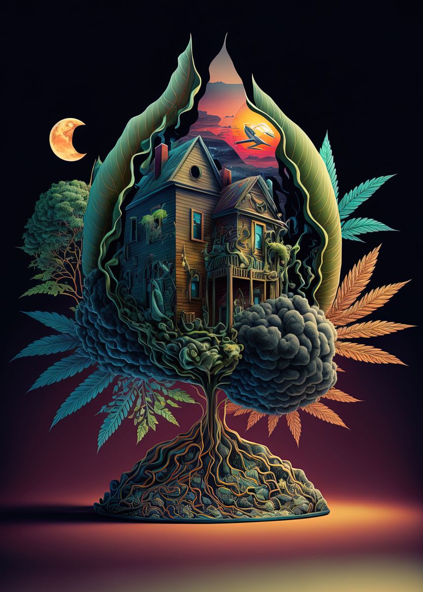 'Trap House' Poster, picture, metal print, paint by Morphic Prints ...