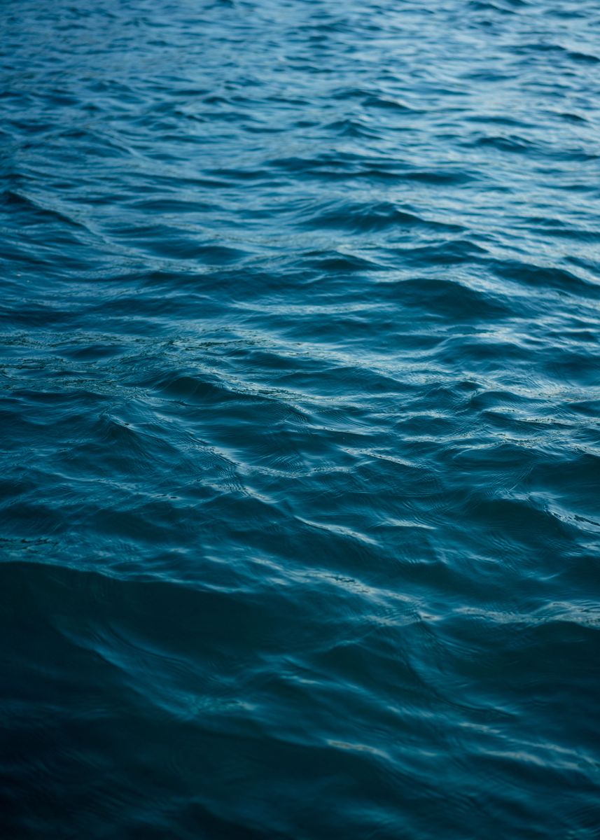 'Texture on sea' Poster, picture, metal print, paint by Simone Ruggiu ...