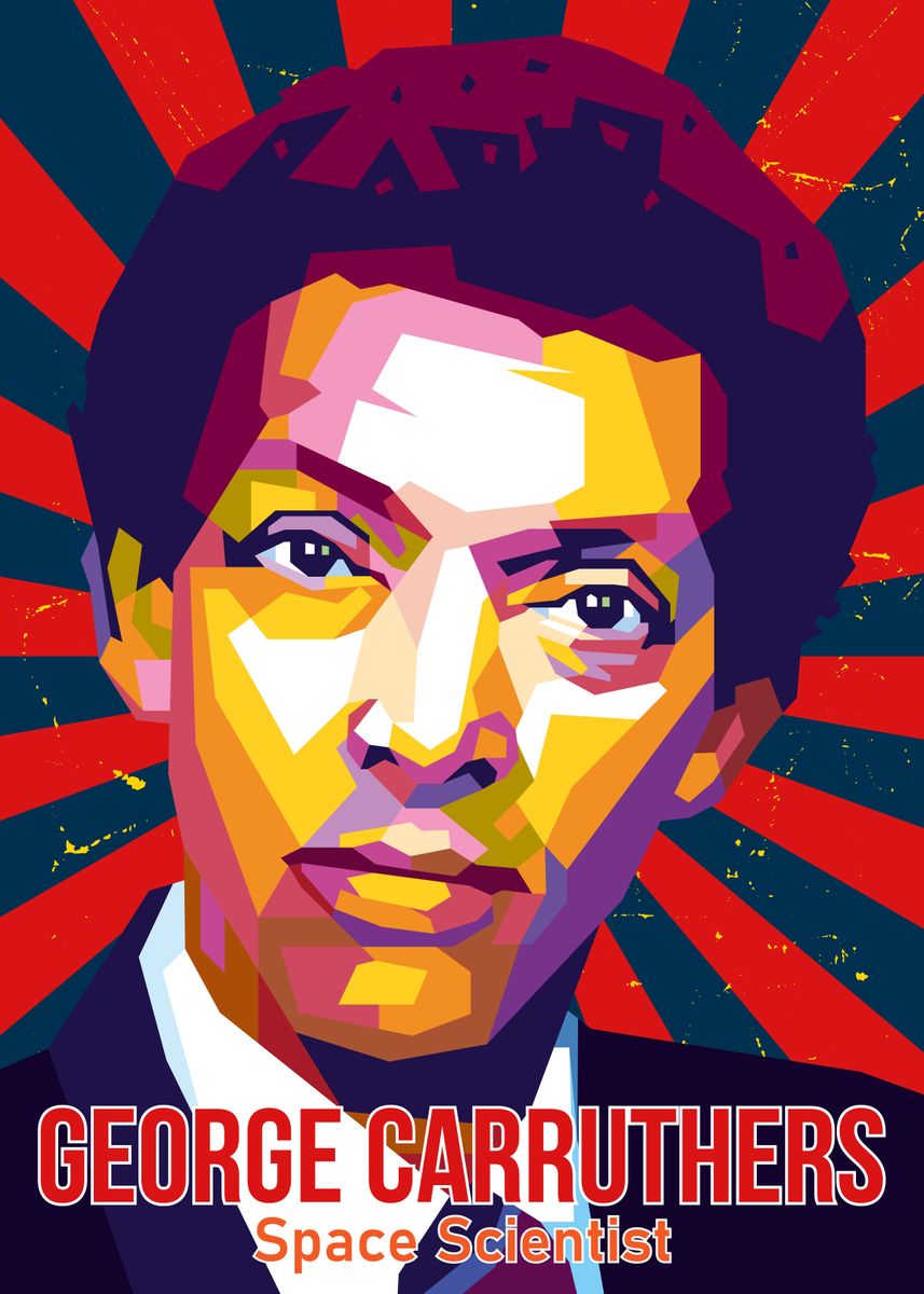 'George Carruthers' Poster, picture, metal print, paint by Amila ...