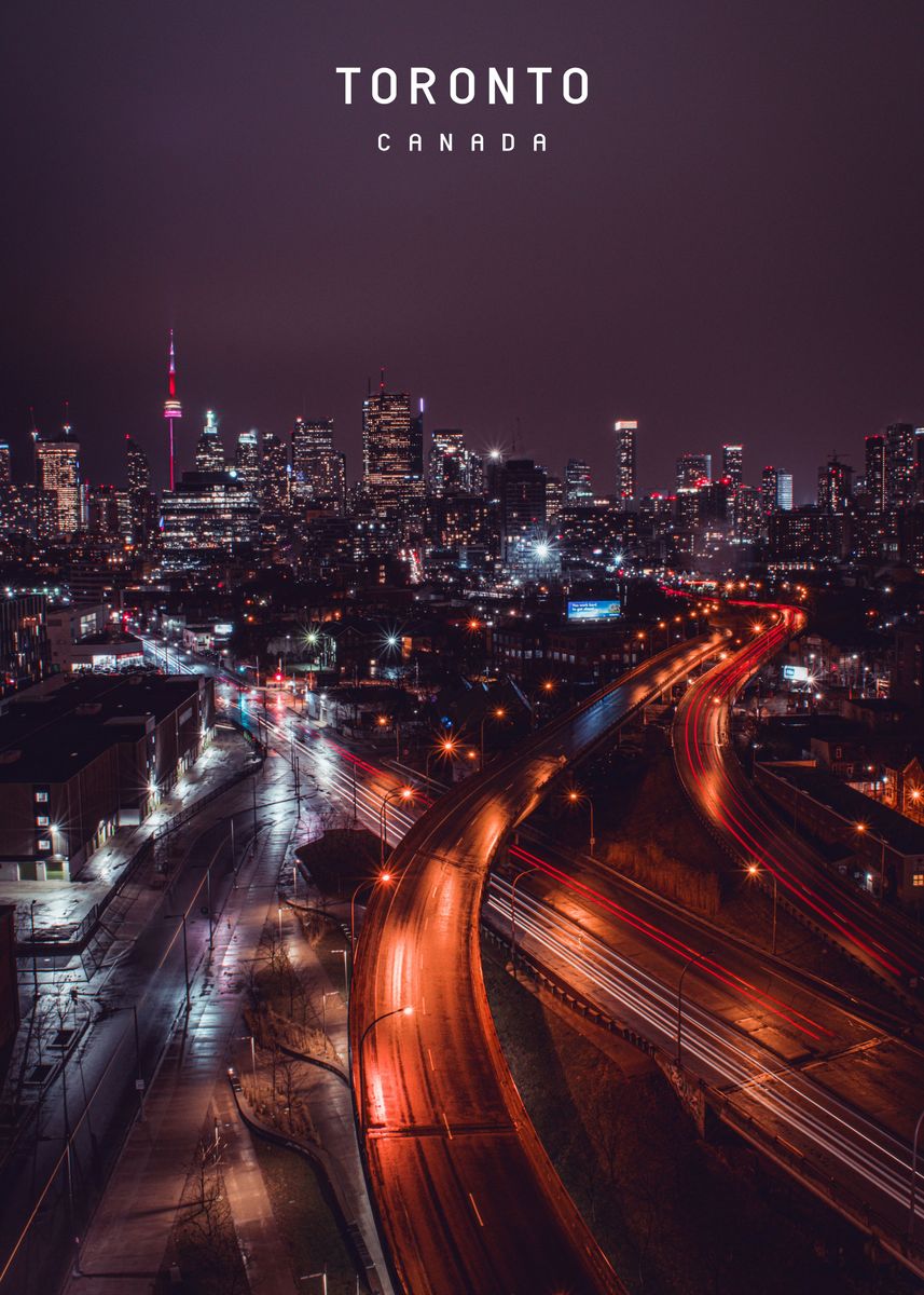 'Toronto ' Poster by Travel Addict | Displate