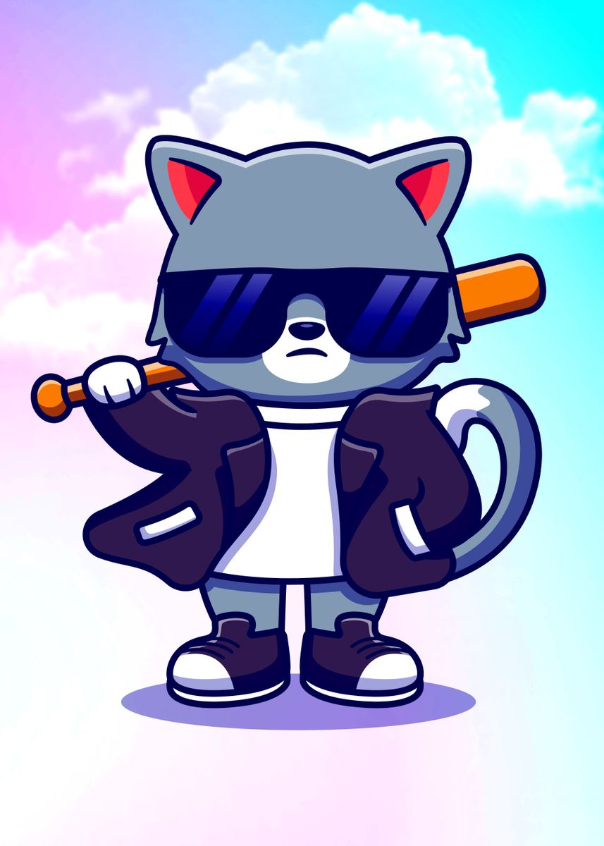 'Cat' Poster by khoa doan | Displate