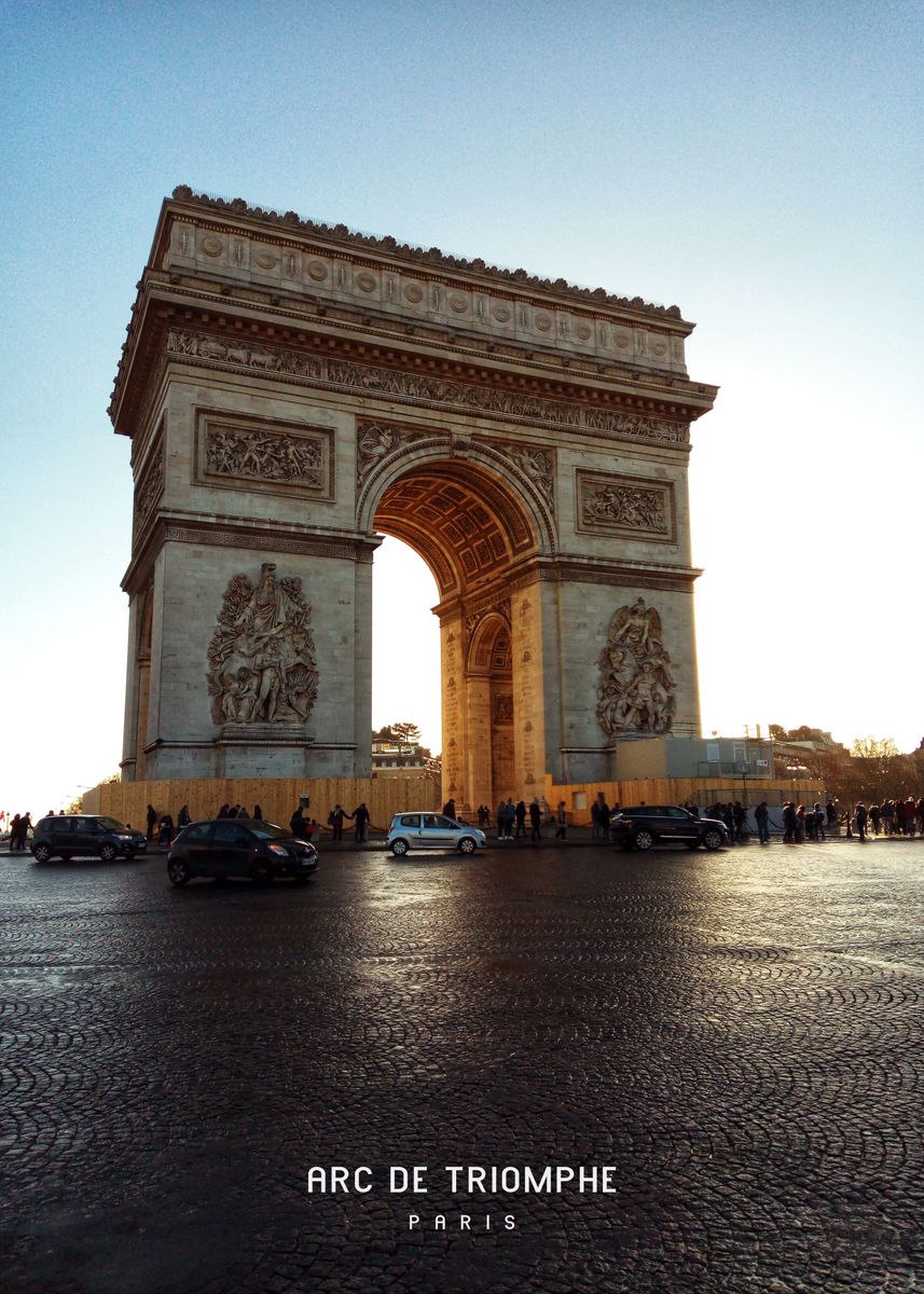 'Arc de Triomphe ' Poster, picture, metal print, paint by Famous City ...