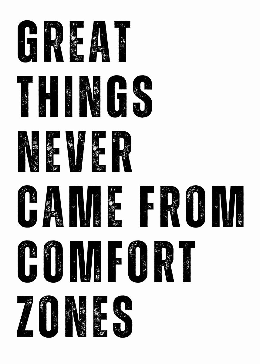 'Motivational Quote' Poster, picture, metal print, paint by Nae | Displate