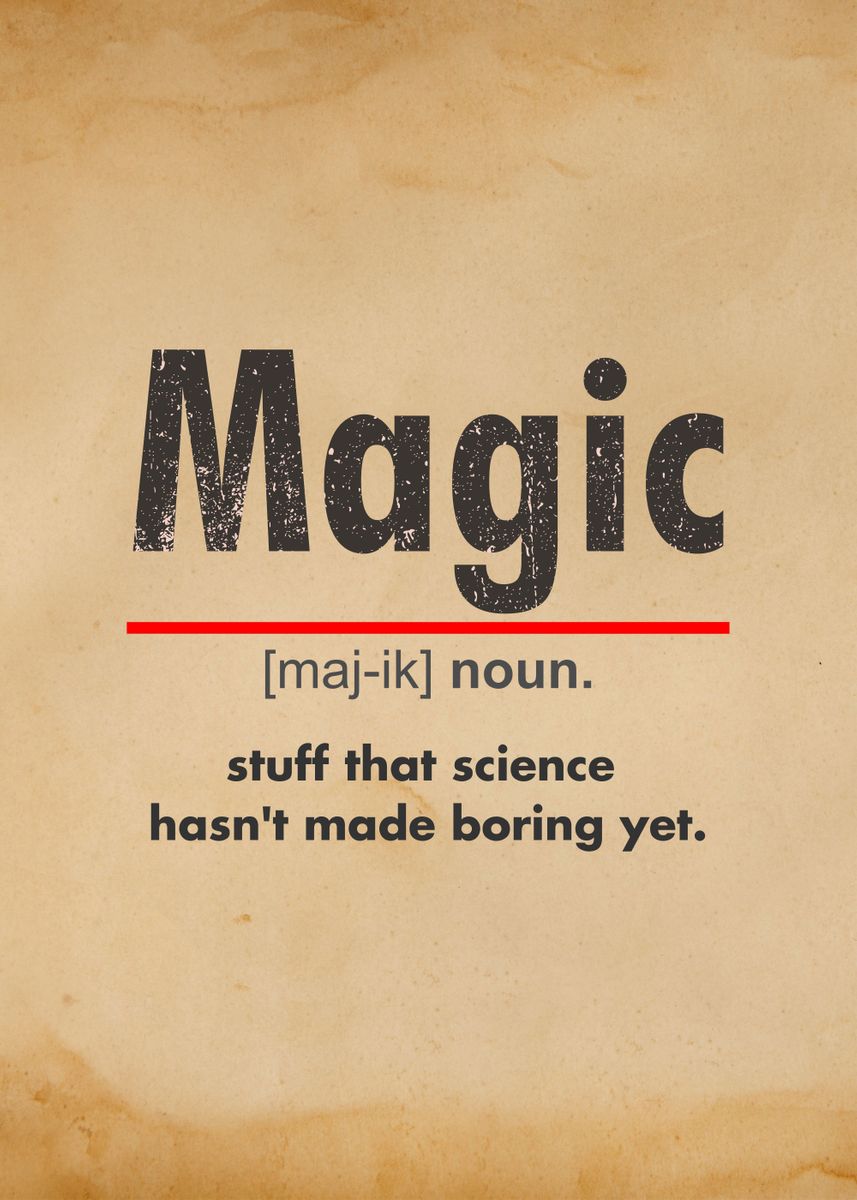 'Magic Dictionary' Poster, picture, metal print, paint by Imagination ...