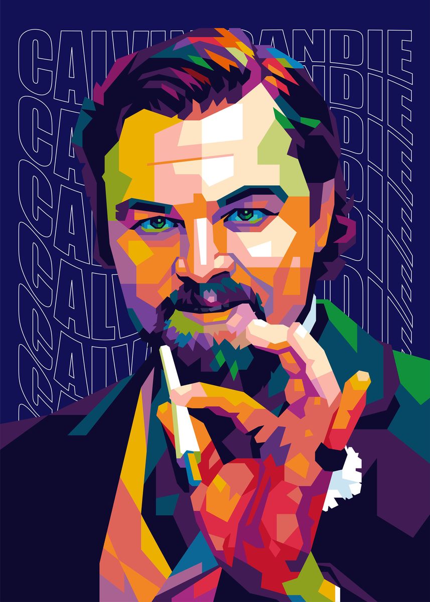 'Calvin Candie Django' Poster, picture, metal print, paint by Ananda ...