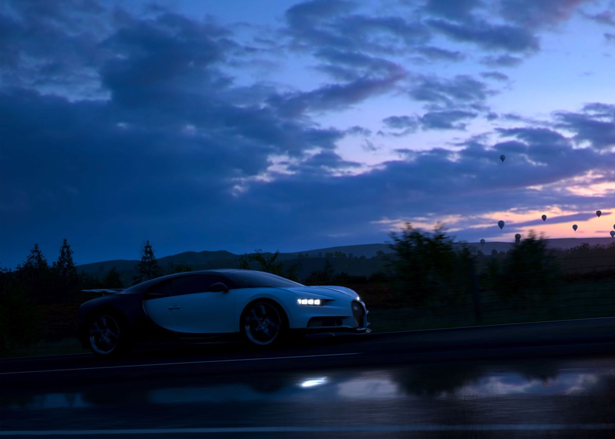 'Bugatti Chiron' Poster by Supri GTR | Displate