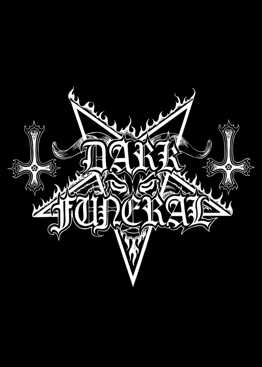 'Dark Funeral Band' Poster, picture, metal print, paint by supergaff ...