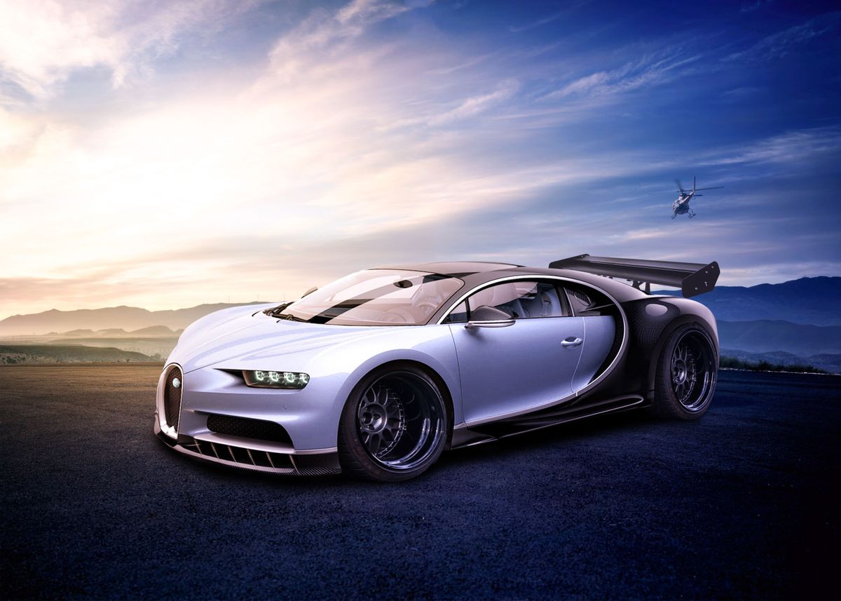 'Bugatti Veyron' Poster by Supri GTR | Displate