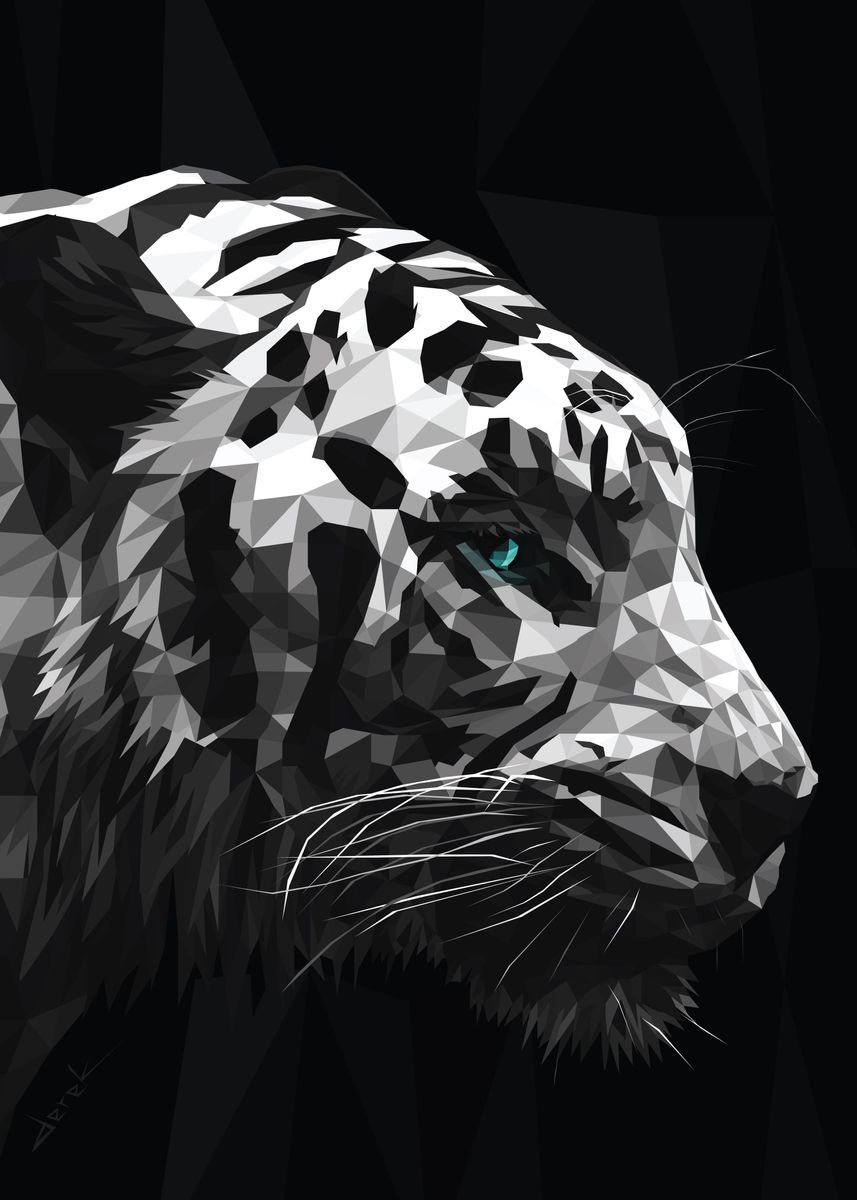 'White Stalker' Poster by Derek Low | Displate
