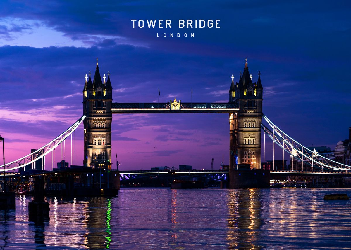 'Tower Bridge ' Poster by Travel Addict | Displate