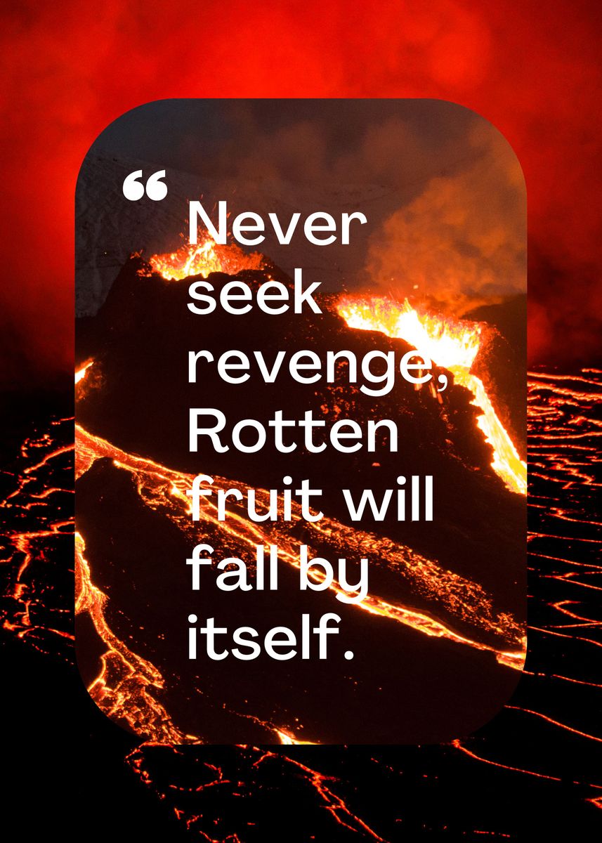 'Motivational Words Lava' Poster, picture, metal print, paint by ...