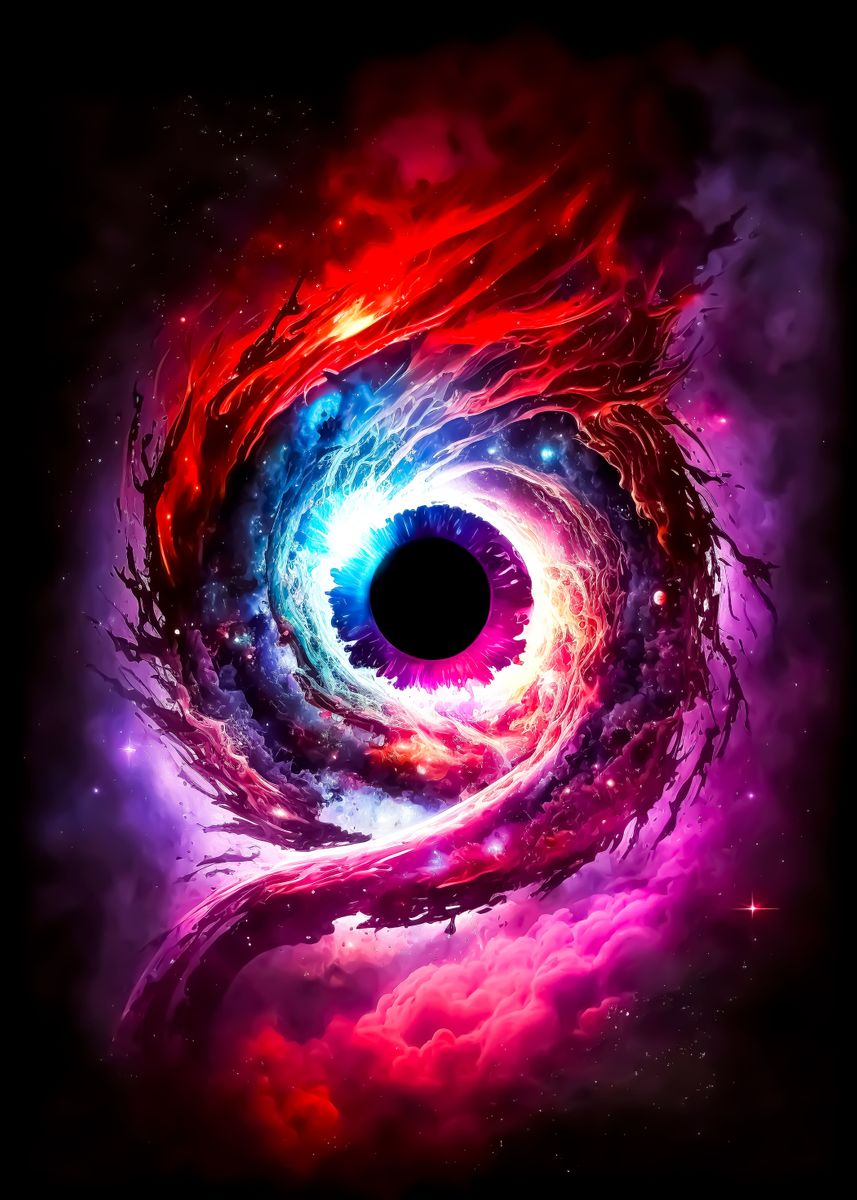 'Eye of God' Poster, picture, metal print, paint by James Garcia | Displate
