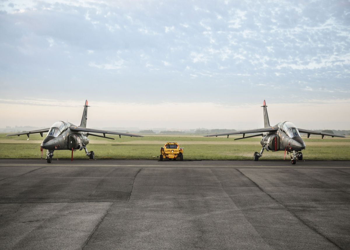 'Military Alpha Jet' Poster by LASSIAT Guillaume | Displate