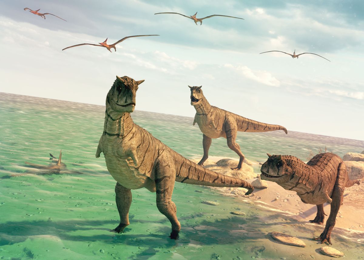 Carnotaurus Sastrei Dinosa Poster By Gigi Bgm Displate